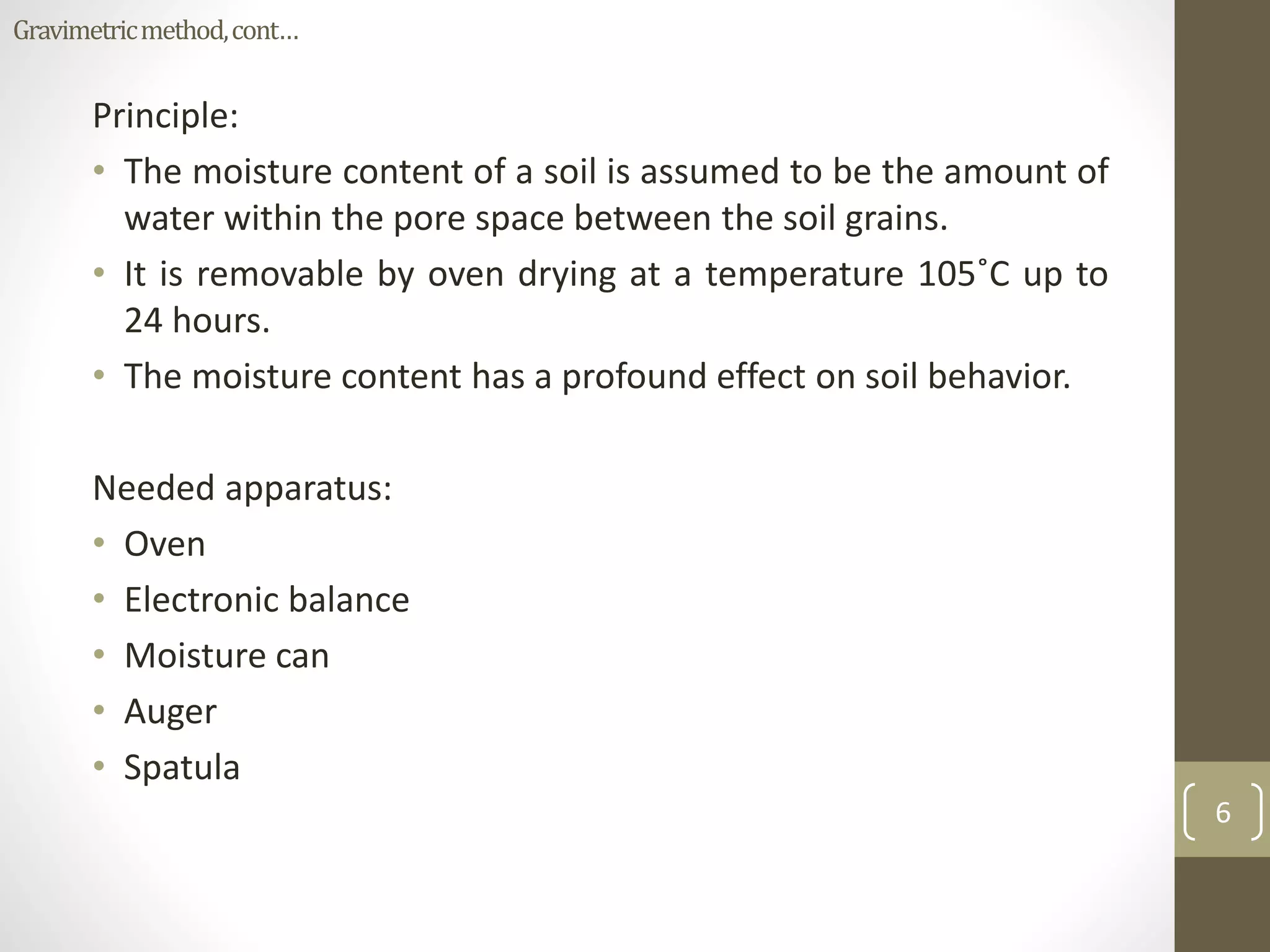 Soil moisture measurement | PPTX