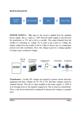 Soil moisture sensor byauto irrigation system2 | DOCX