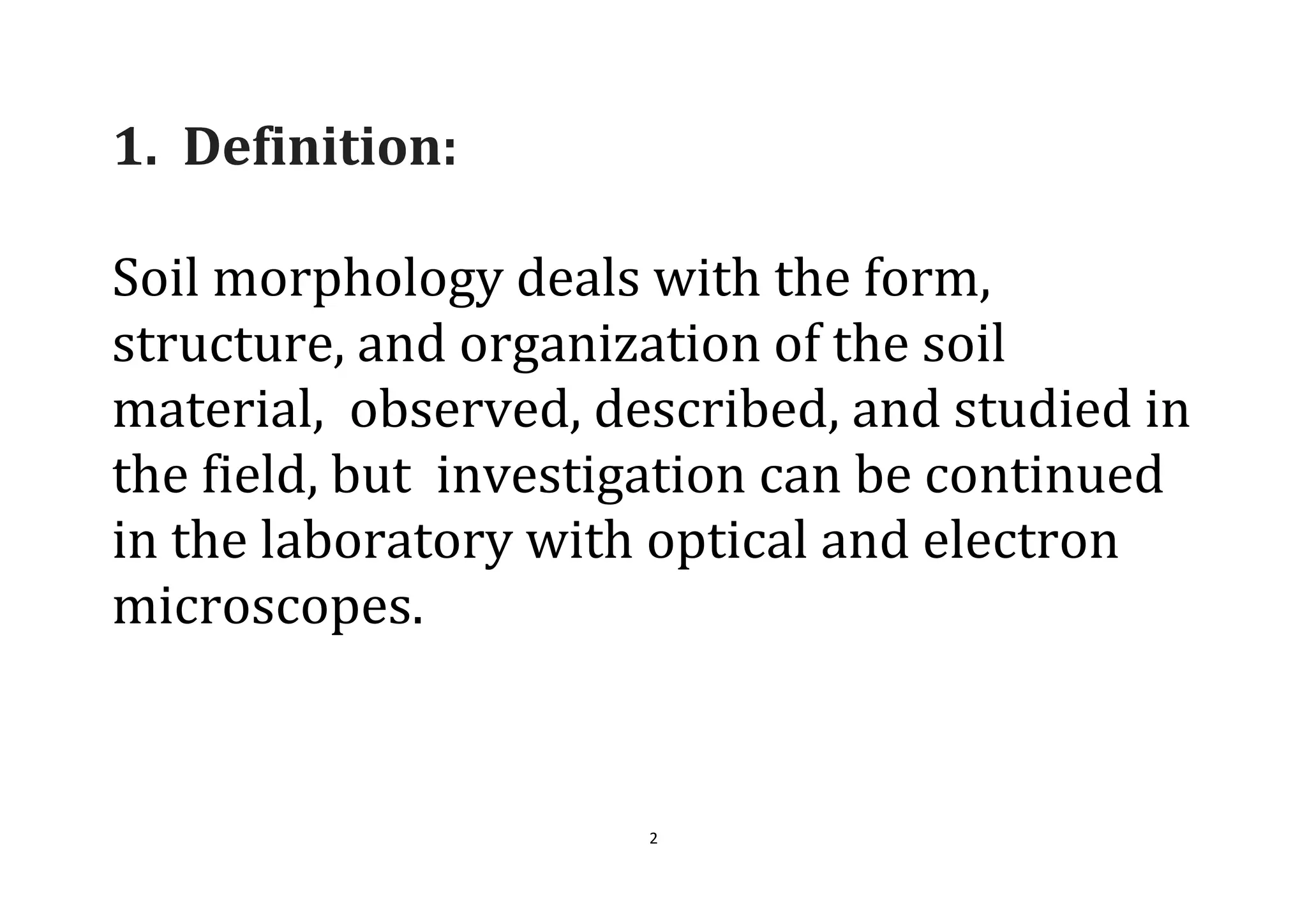 Soil morphology | PDF