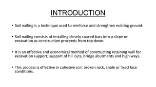 Soil Nailing | PPT