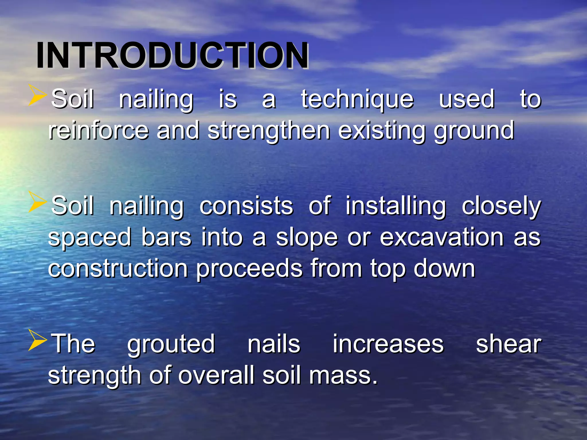 SOIL NAILING | PPT
