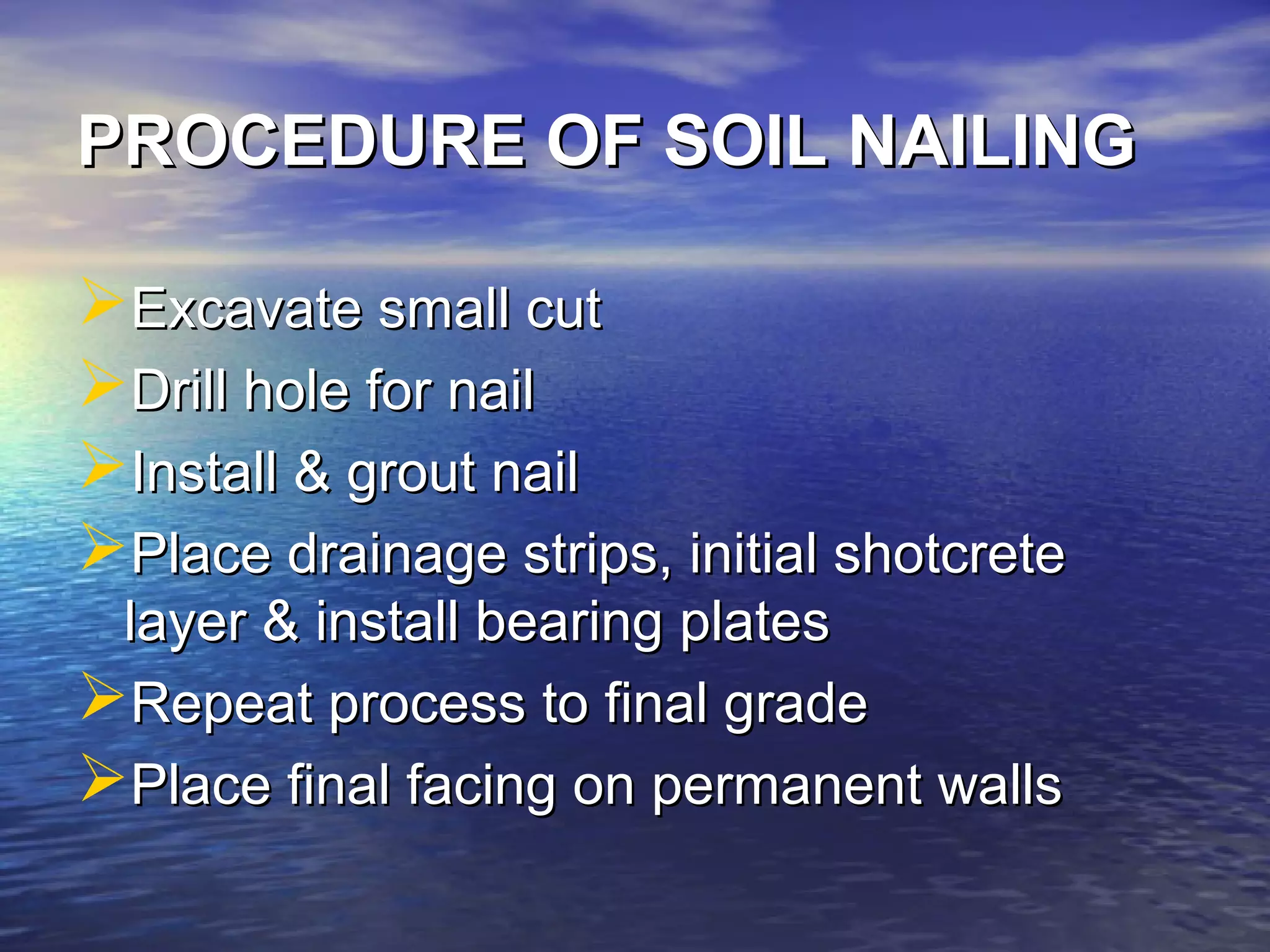 SOIL NAILING | PPT
