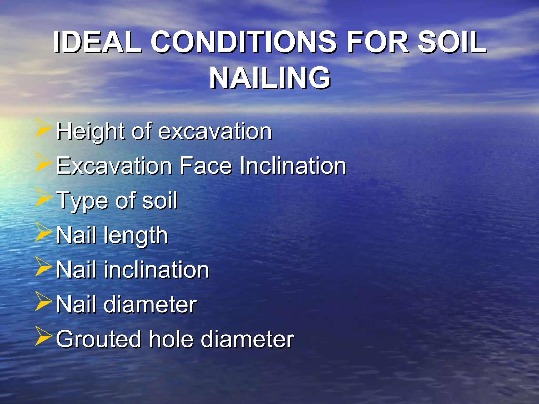 SOIL NAILING | PPT