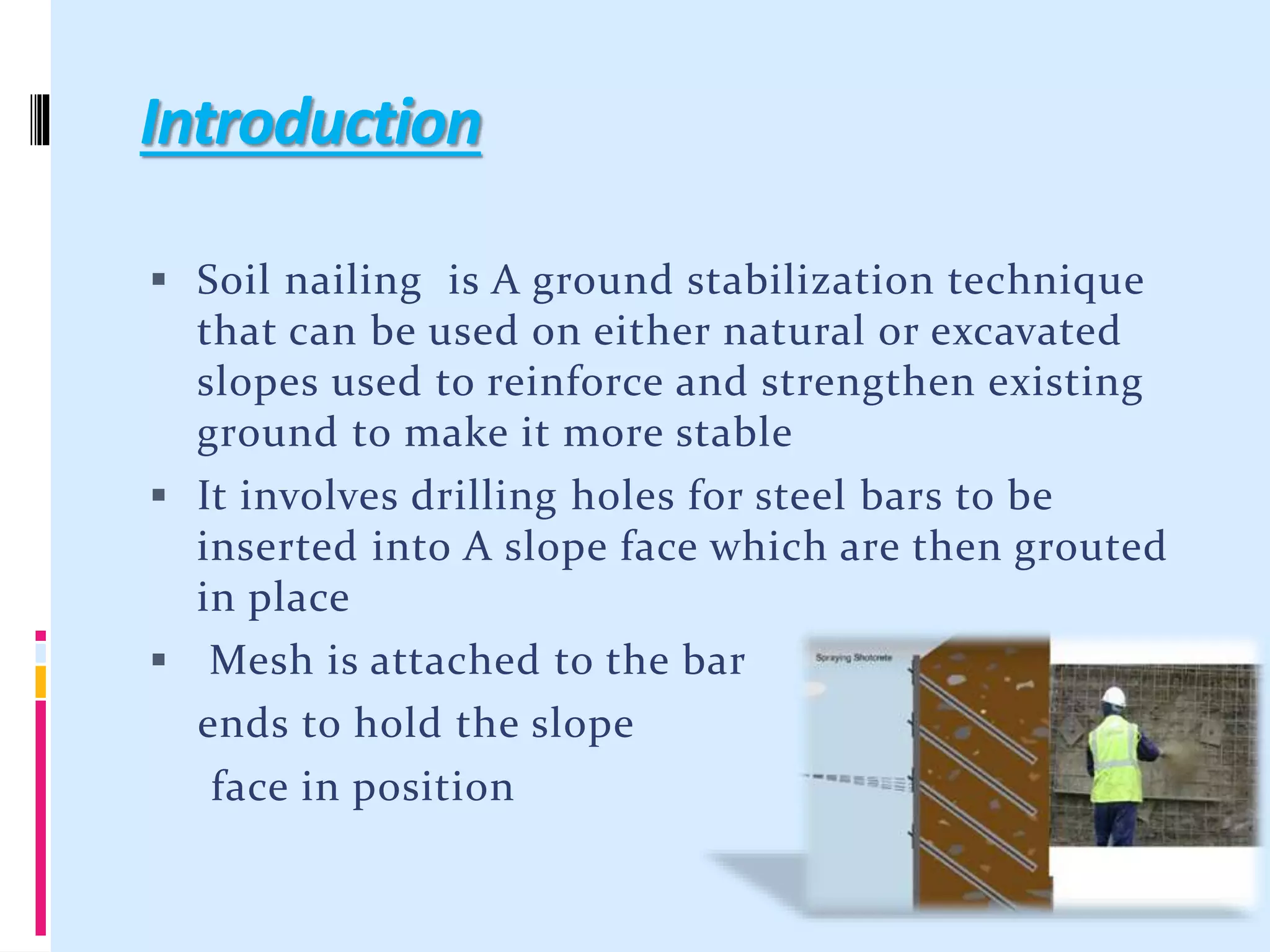 Soil nailing | PPTX