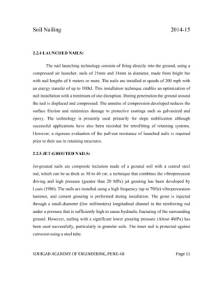 SOIL NAILING | PDF