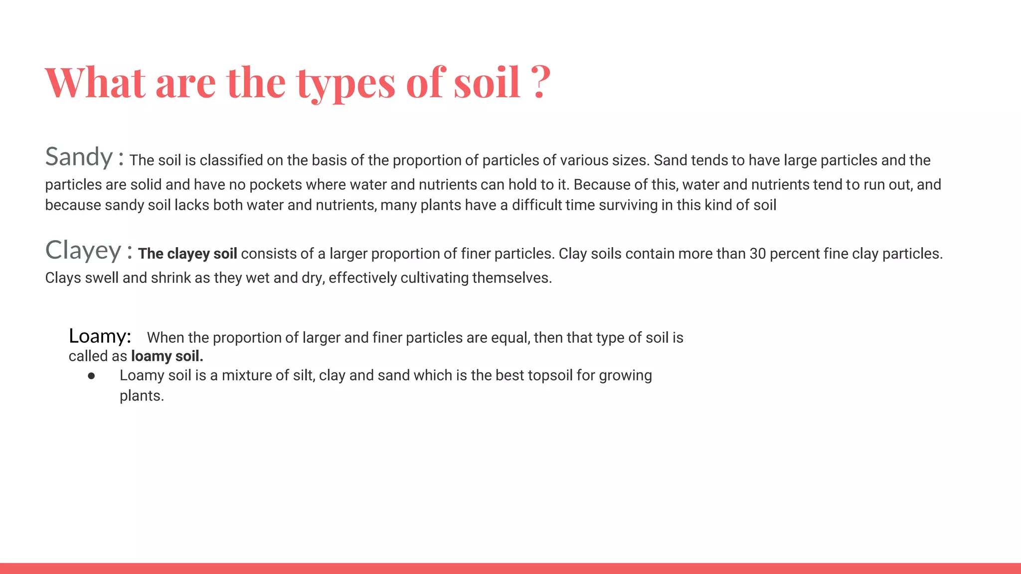 Soil ( notes) | PPT