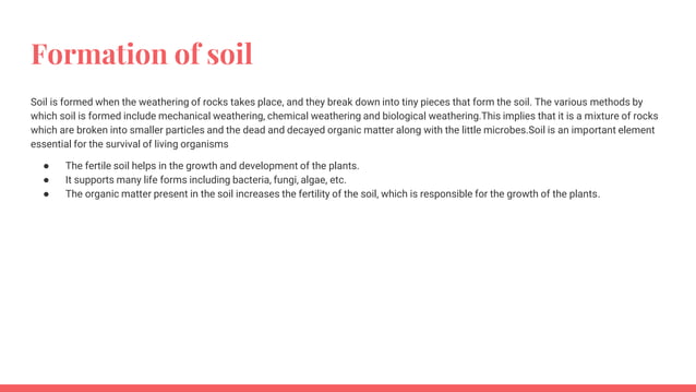 Soil ( notes) | PPT