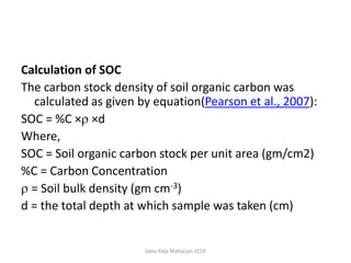 Determining Soil organic carbon by Walkley and Black method | PPTX