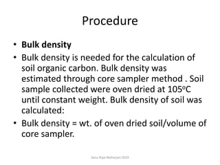 Determining Soil organic carbon by Walkley and Black method | PPTX