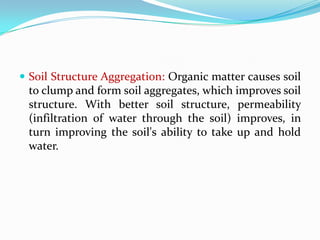 Soil organic matter pp | PPTX