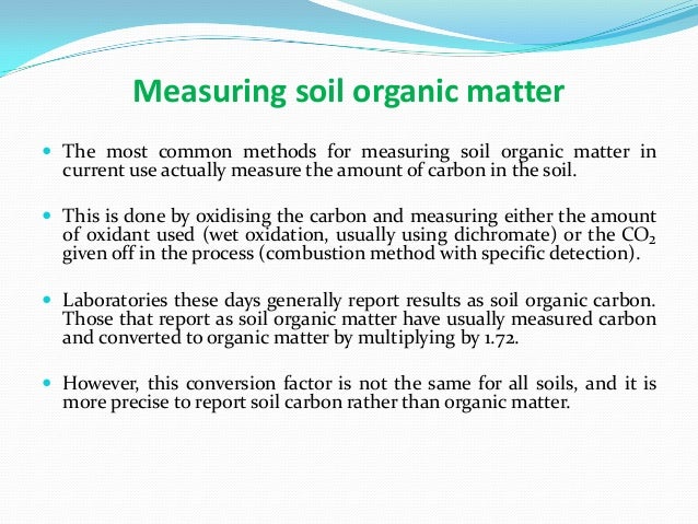 Examples Of Organic Matter
