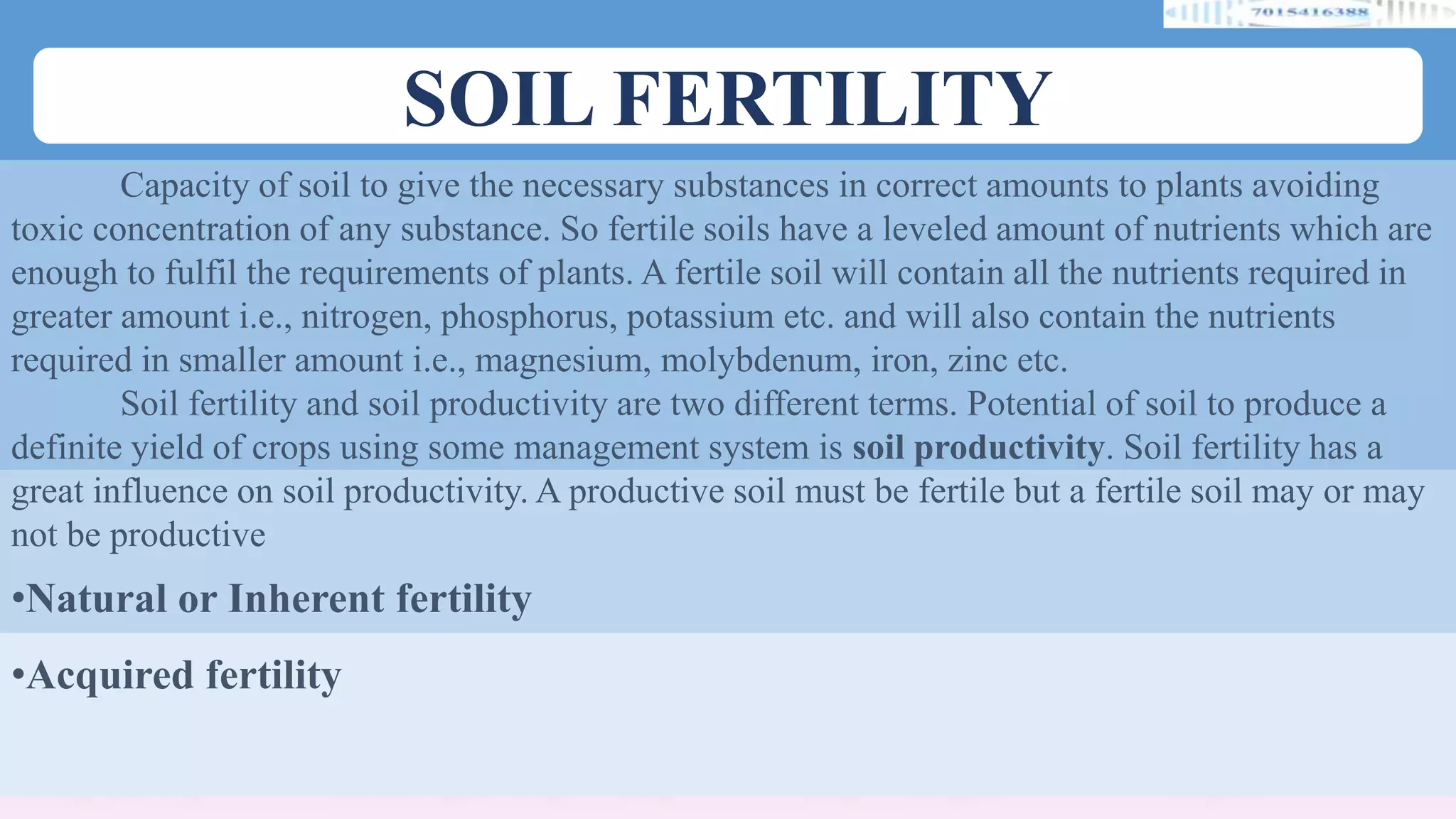 Soil fertility and productivity.pptx