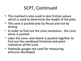 Soil penetration tests | PPT
