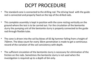 Soil penetration tests | PPT