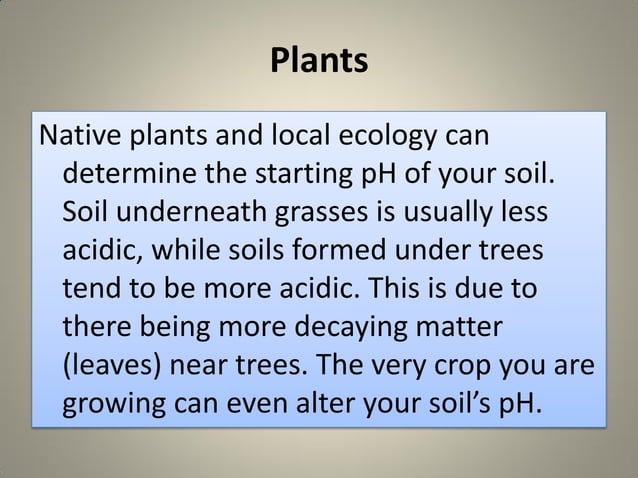 Determination of Soil Reaction (pH): Theoretical Concept and Teacher's ...