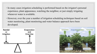 Soil – plant and plant – water relations | PPTX