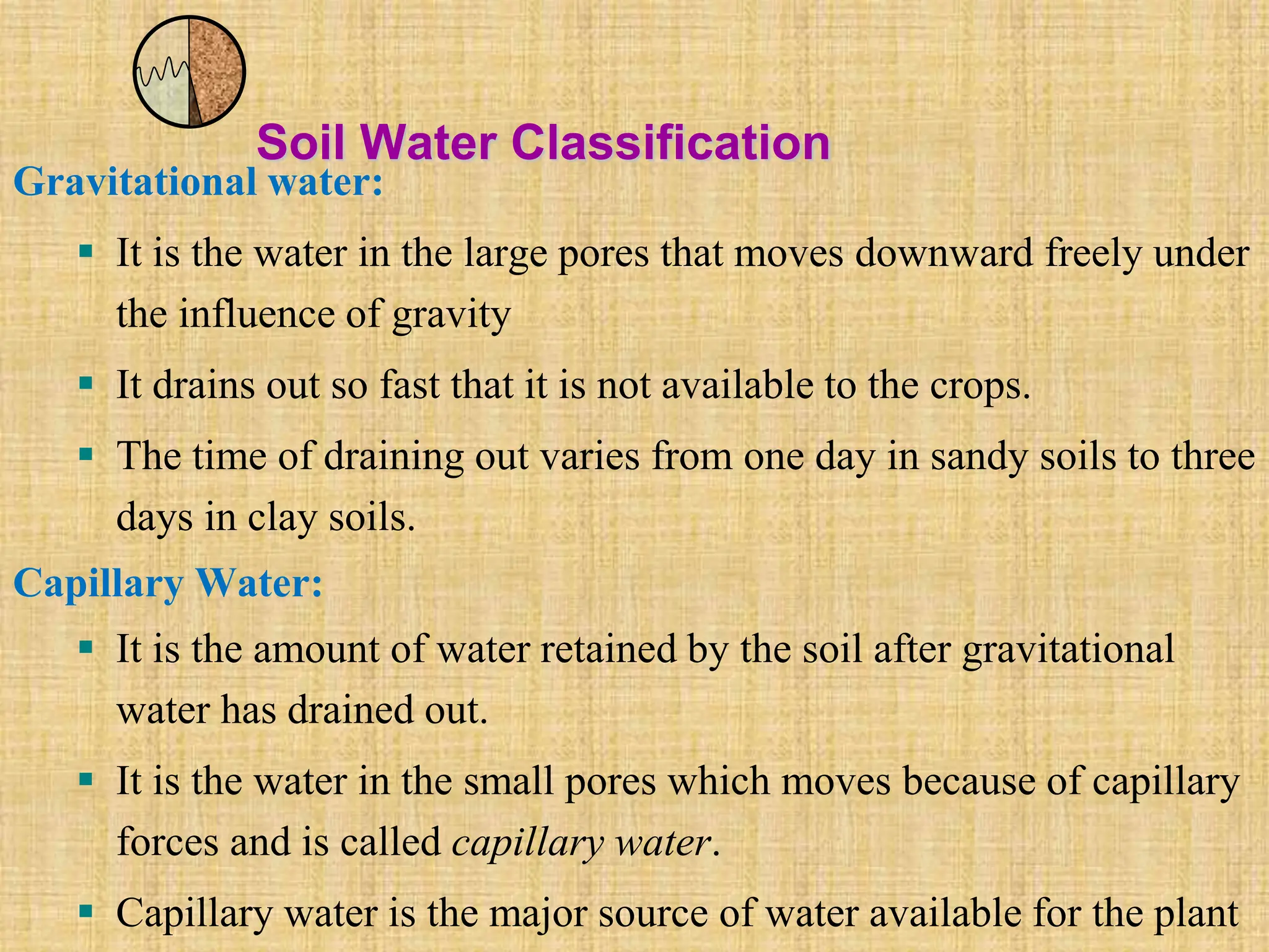 soil plant water relationship determination | PPT