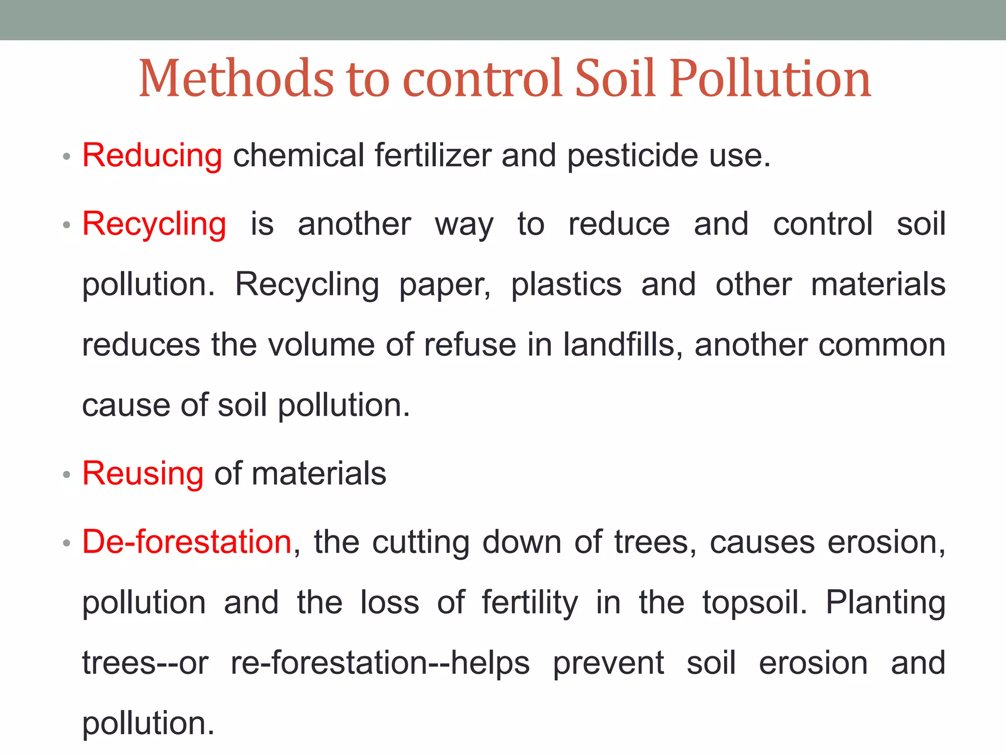 Soil pollution | PPTX | Industrial Property | Real Estate
