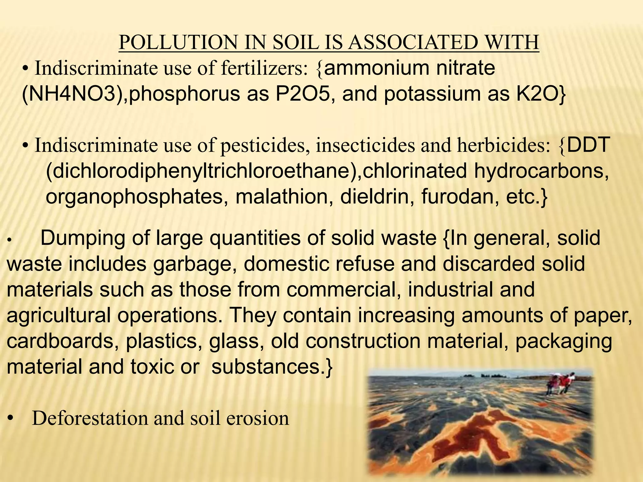 Soil pollution | PPTX