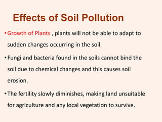 soil pollution.ppt | Agriculture | Industries