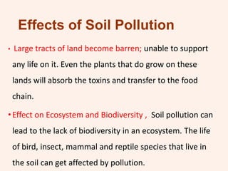soil pollution.ppt | Agriculture | Industries