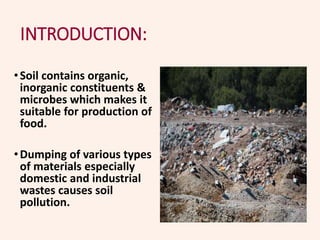 soil pollution.ppt | Agriculture | Industries