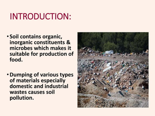 soil pollution.ppt | Agriculture | Industries