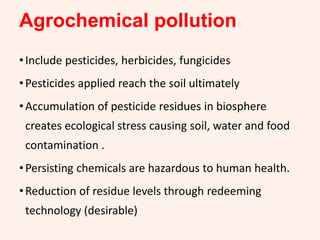 soil pollution.ppt | Agriculture | Industries