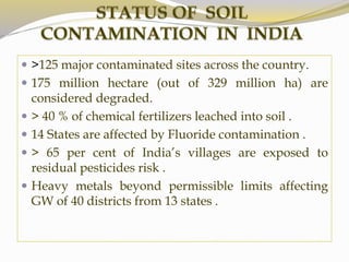 Soil pollution | PPTX