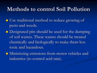Soil pollution | PPTX
