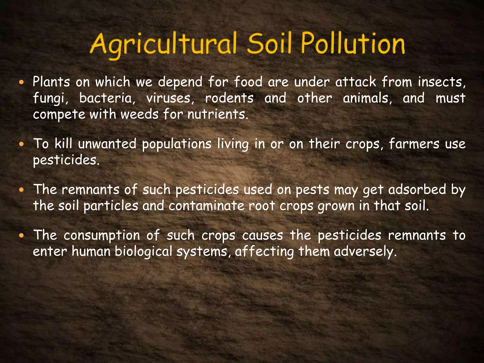 Soil pollution | PPTX