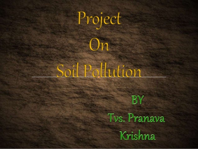 Soil Pollution soil-pollution