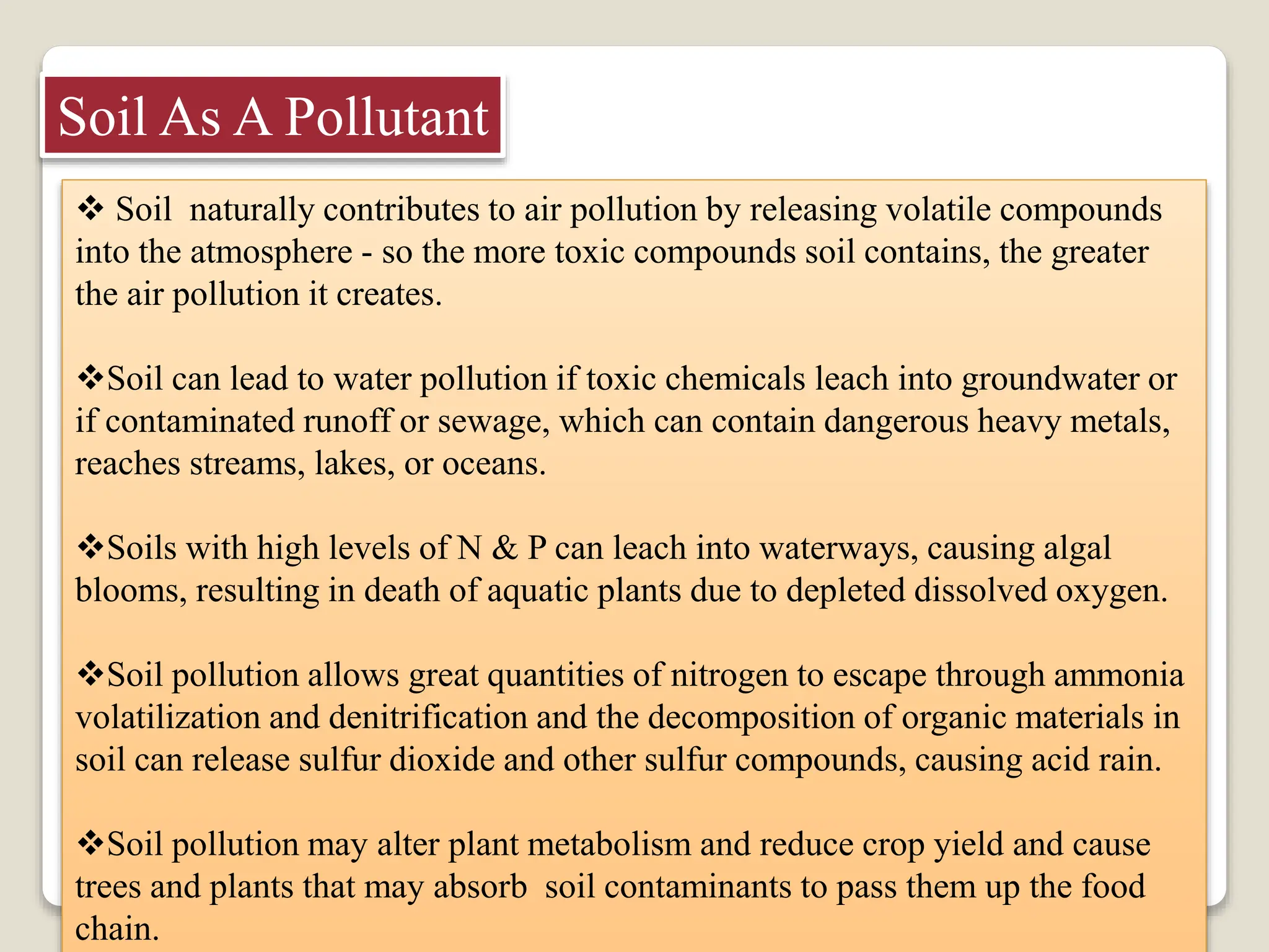 Soil pollution causes effects remedial measures | PPTX