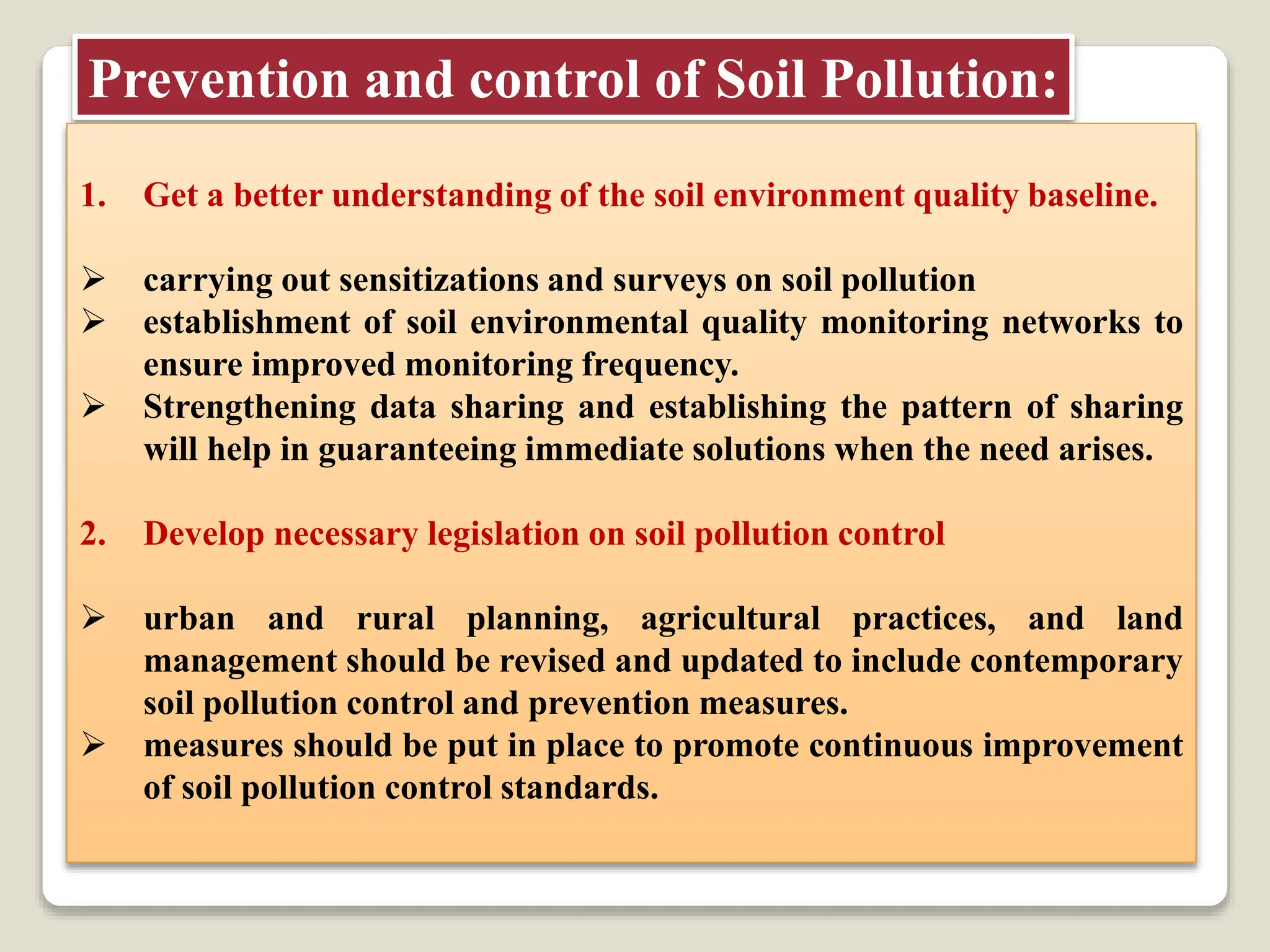 Soil pollution causes effects remedial measures | PPTX