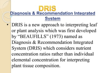 DRIS METHOD OF SOIL | PPTX