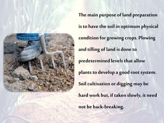 Soil preparation | PPTX