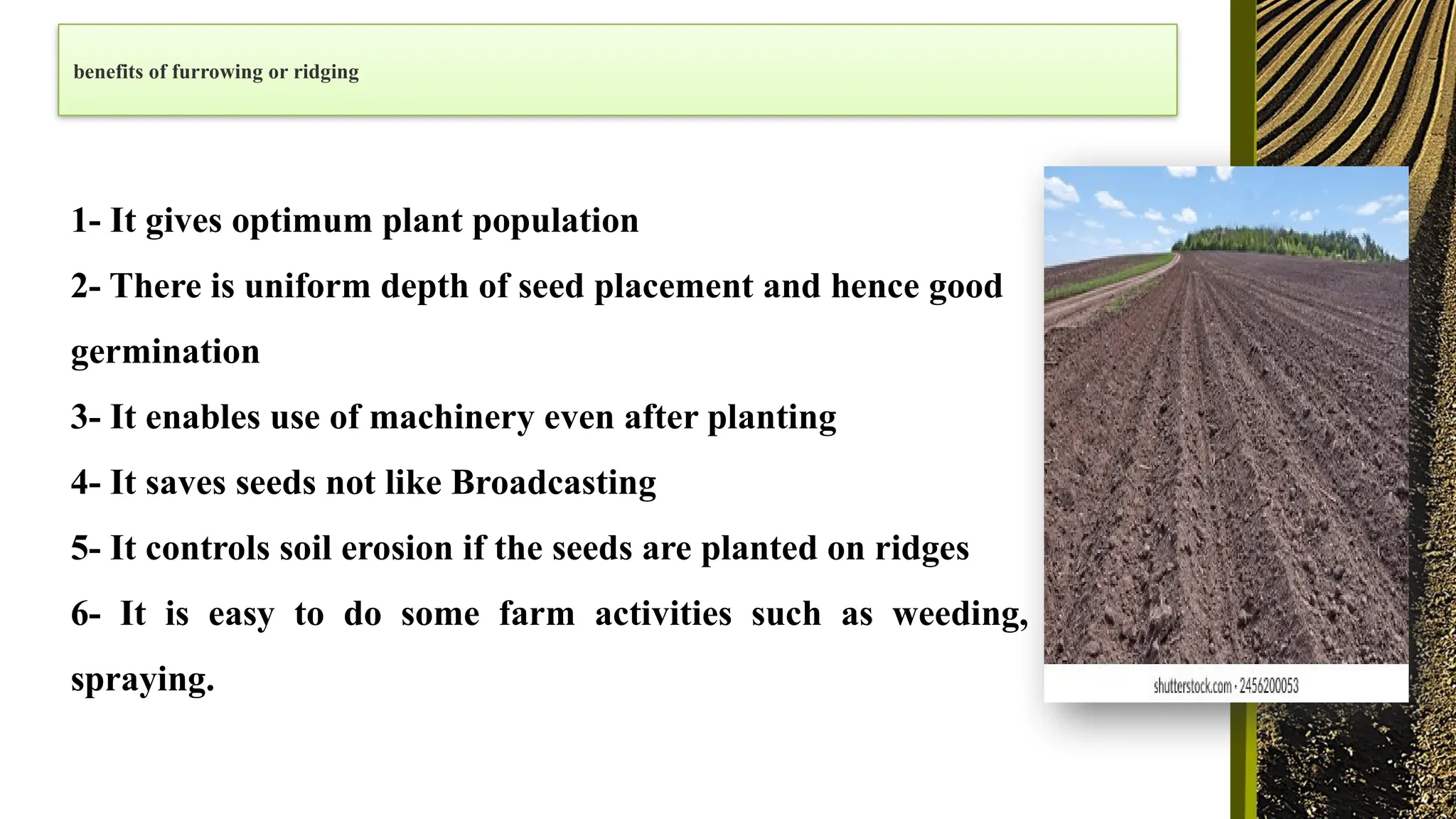 soil preparation before cultivation and classification of soil | PPTX