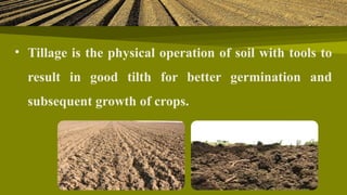 soil preparation before cultivation and classification of soil | PPTX