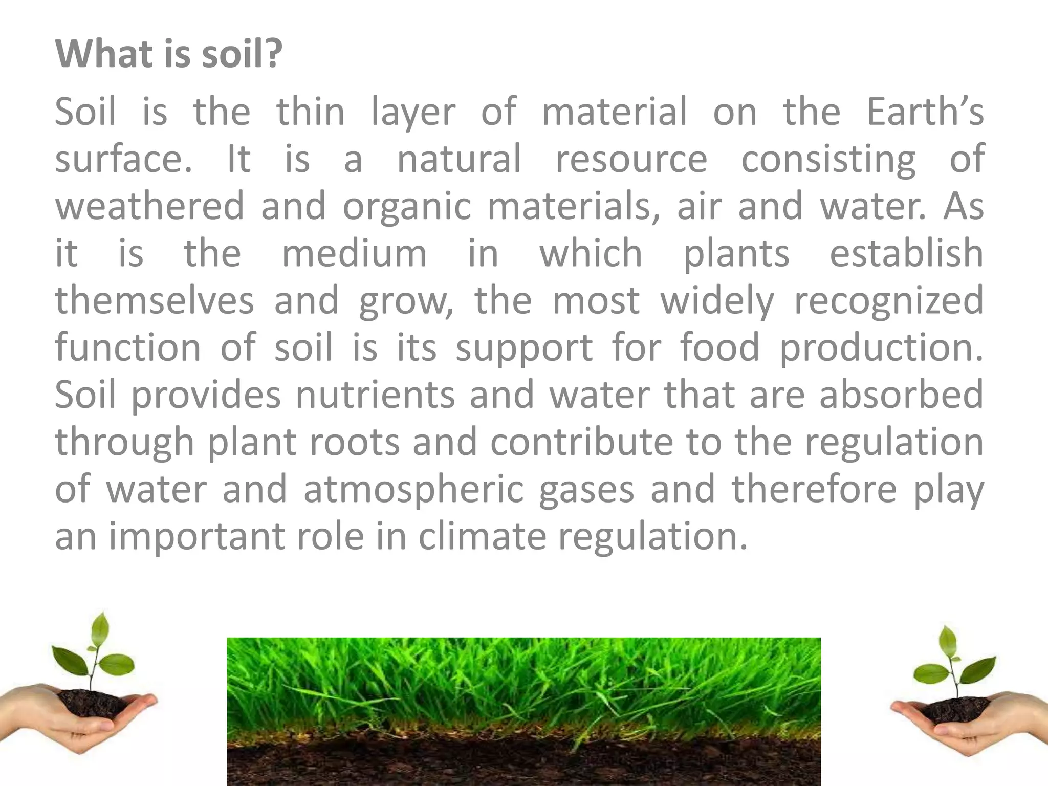 Soil presentation by Benedicta Philip | PPTX