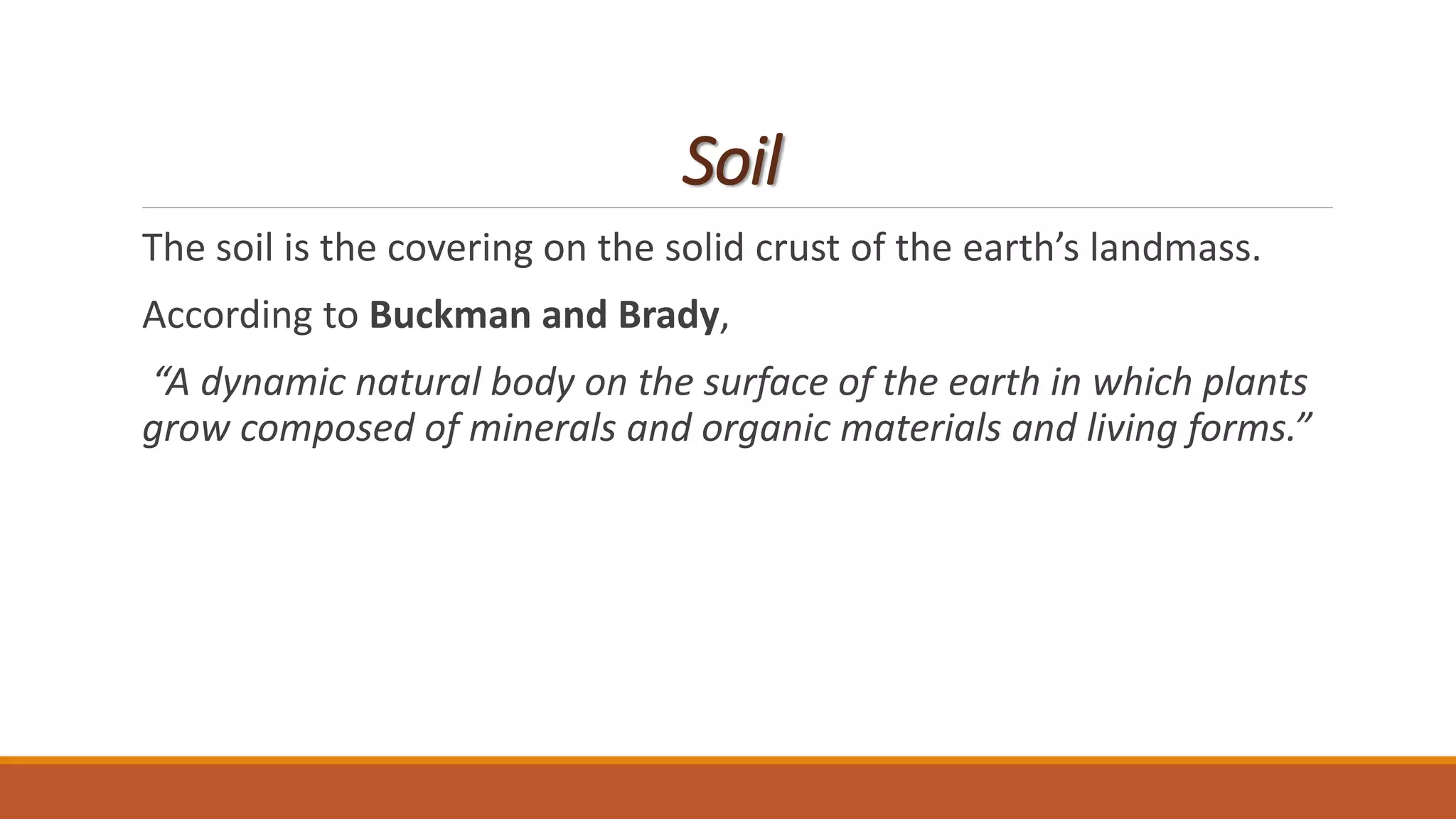 Soil presentation | PPTX | Indoor Environmental Quality | Home & Garden
