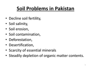 Environmental problems in pakistan | PPT