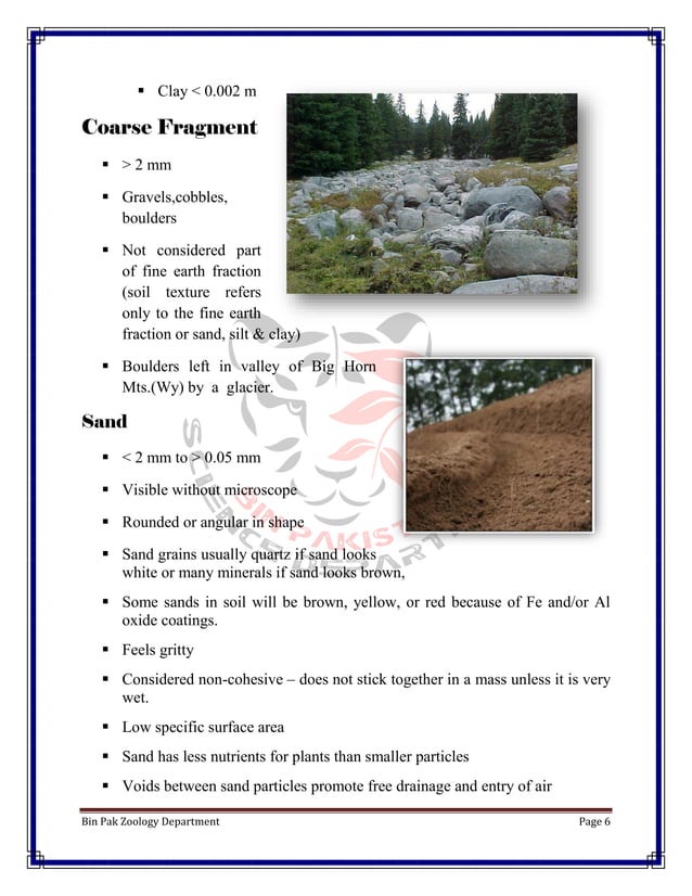 Soil profile | PDF