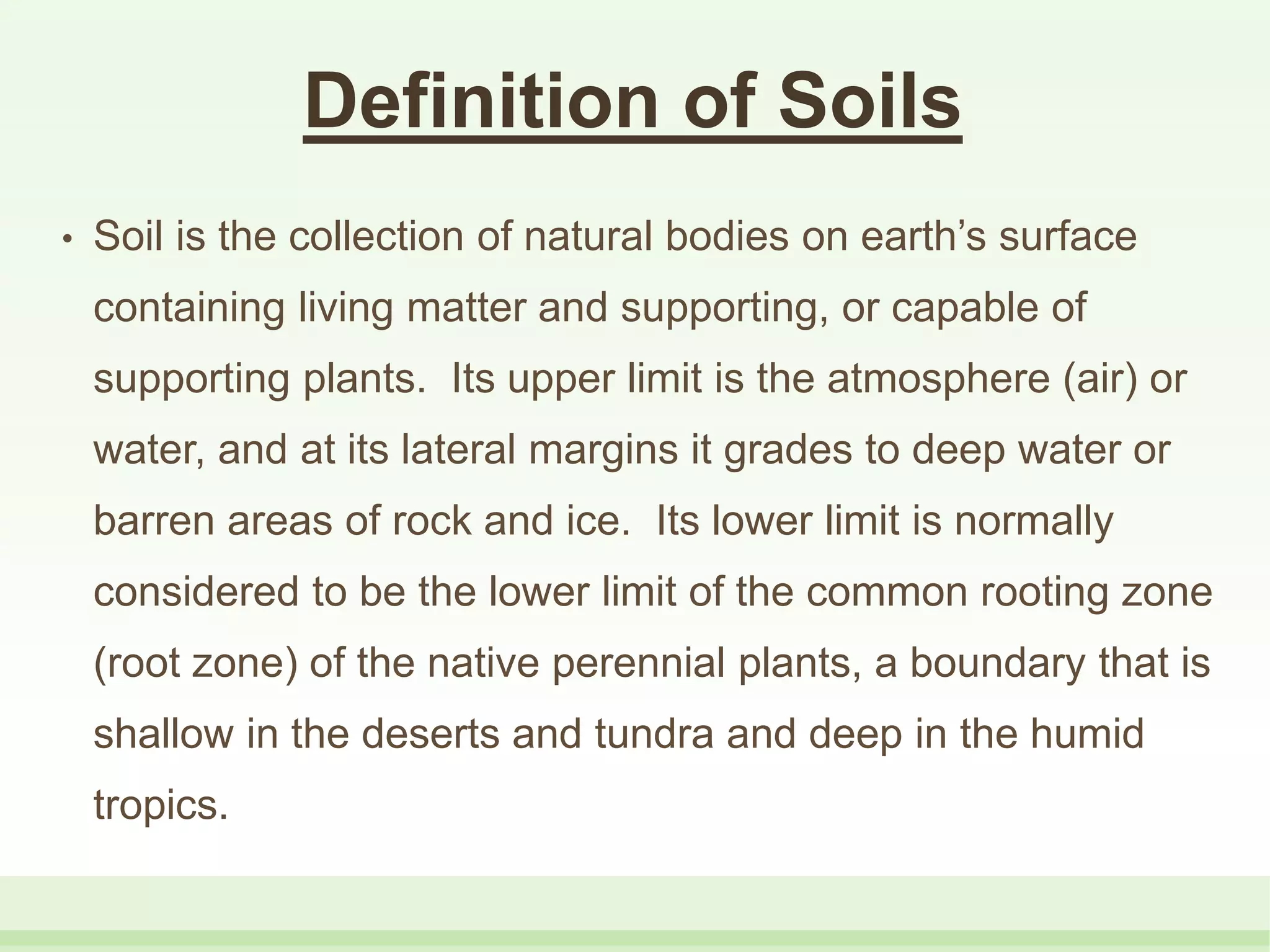 Soil profile | PPTX