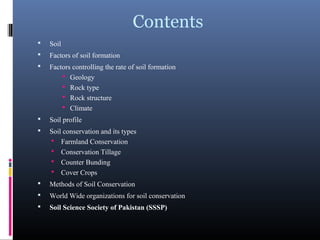 Soil profile and conservation | PPT