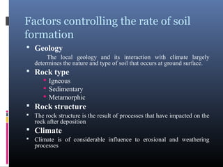 Soil profile and conservation | PPT
