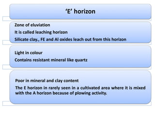 Soil profile and soil physical properties anand corrected | PPTX