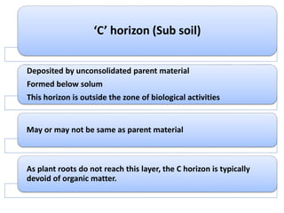 Soil profile and soil physical properties anand corrected | PPTX