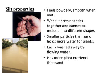 Soil properties Gr. 6 - 2018 | PPTX