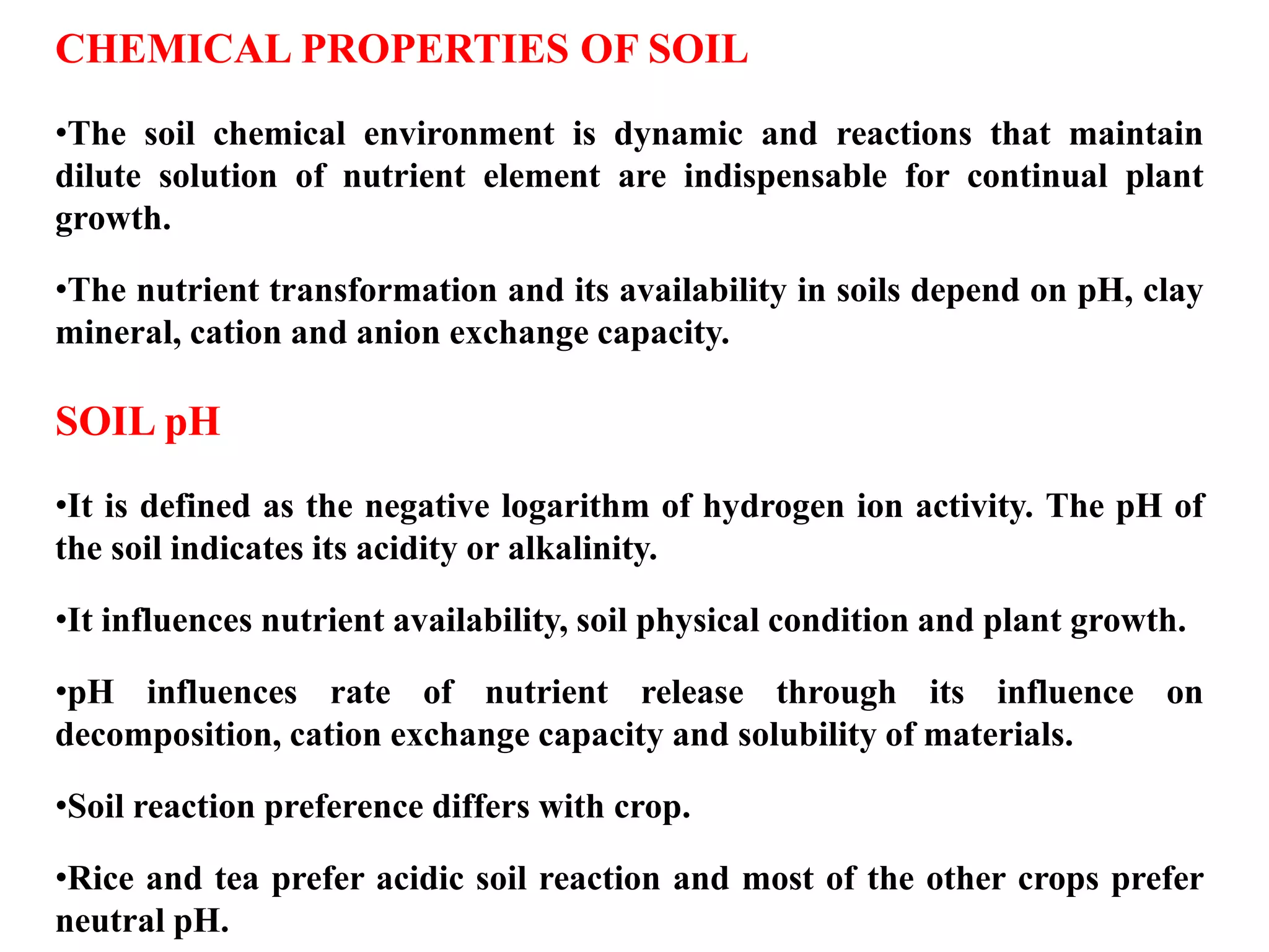 Soil properties and concepts | PPTX