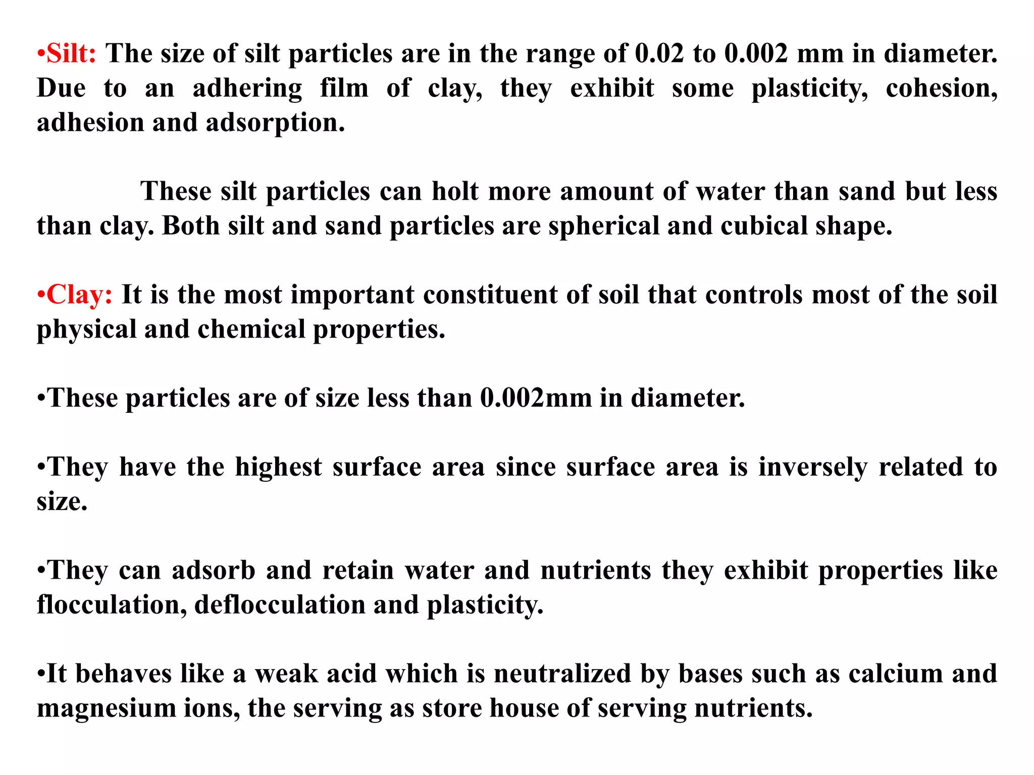 Soil properties and concepts | PPTX